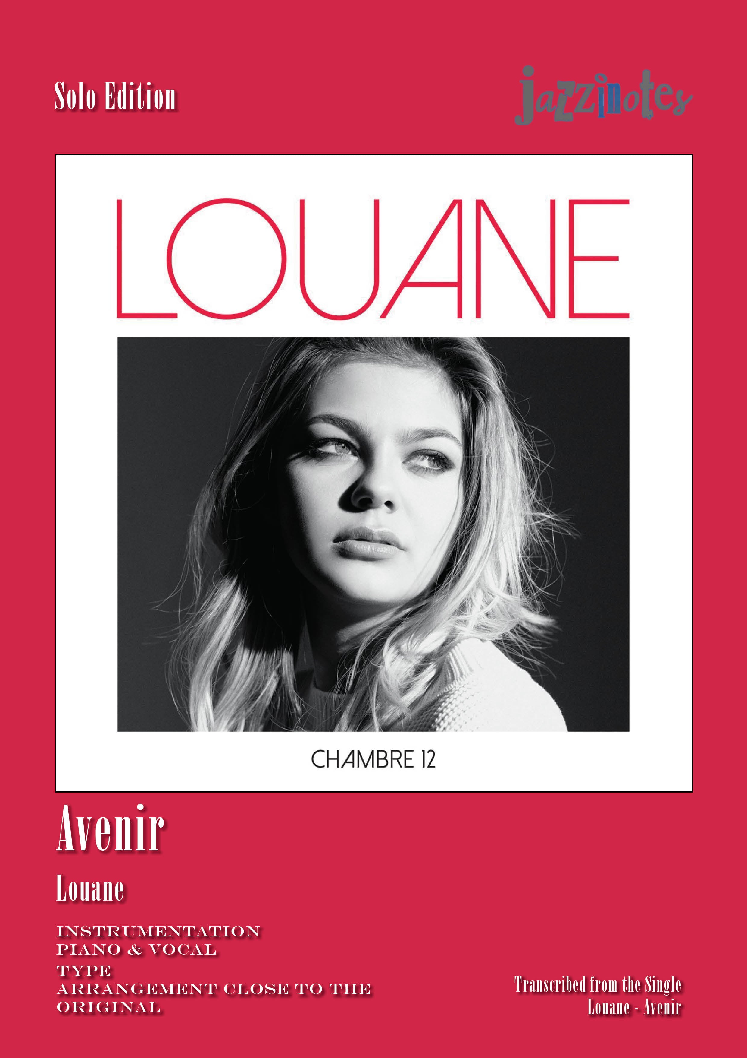 Louane: Avenir - Sheet Music Download – jazzinotes